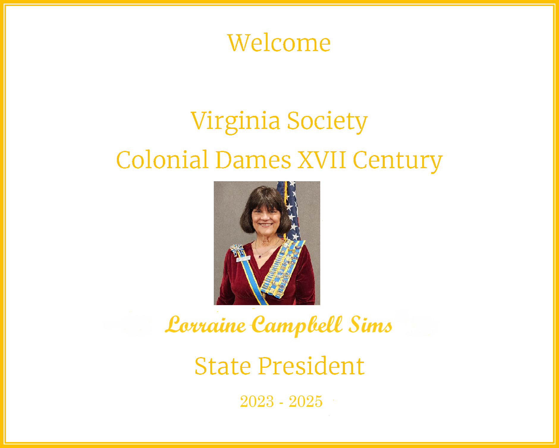 Virginia Society Colonial Dames XVII Century